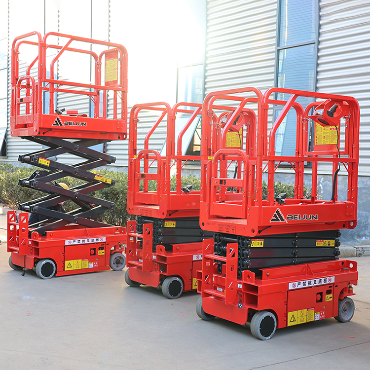 Electric Manlift: Hydraulic Lifting Platform And Self-propelled Scissor ...