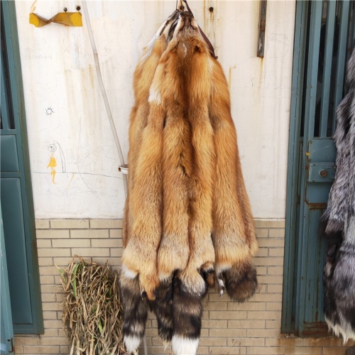 Red Fox Fur Skin Tanned Skins Red Fox Fur Pelt, High Quality Red Fox ...