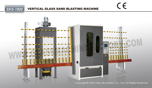 Vertical Glass Sand Blasting Glass Machine - Sks-2500, High Quality ...