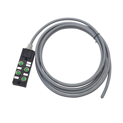 4 Ways M8 Distribution Box With Pre-wired Cables, High Quality 4 Ways ...