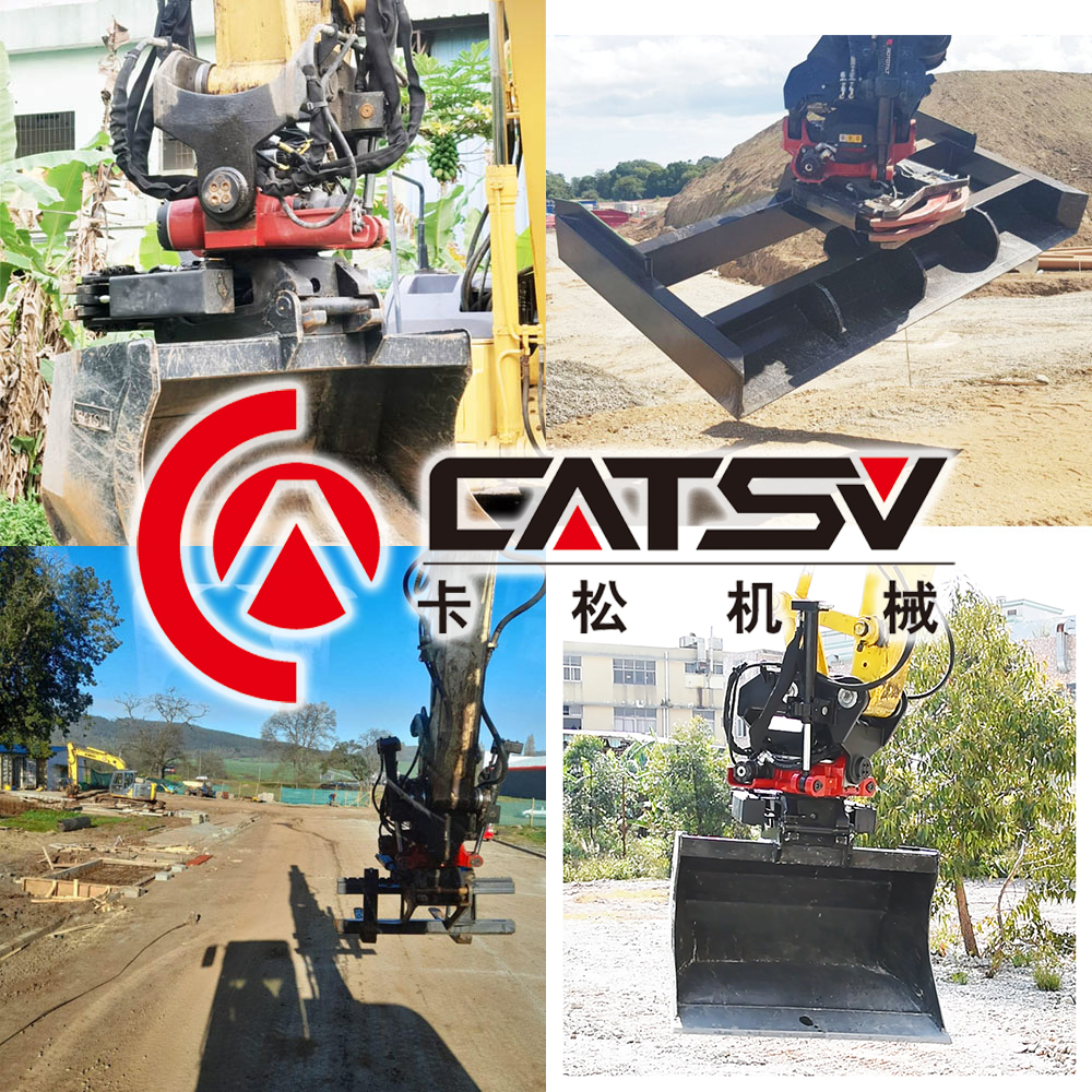 CATSU tilt rotators are challenging the world's leading brand Caterpillar
