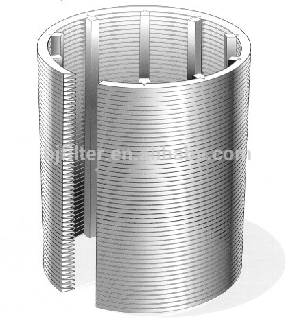 Continuous Slot Wedge Wire Screen Pipe 304 316, High Quality Continuous ...