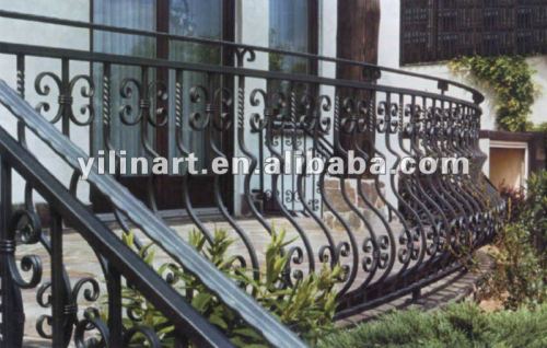 Indoor Wrought Cast Iron Stairs Railing Yl-e102, High Quality Indoor ...