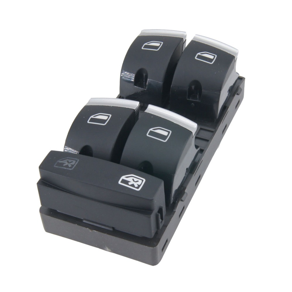Sorghum New 4f0959851h Chrome Master Window Switch For Audi A3 8p A4 S4 ...
