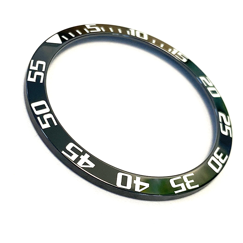 38mm Lume Black Ceramic Bezel Insert, High Quality 38mm Lume Black ...