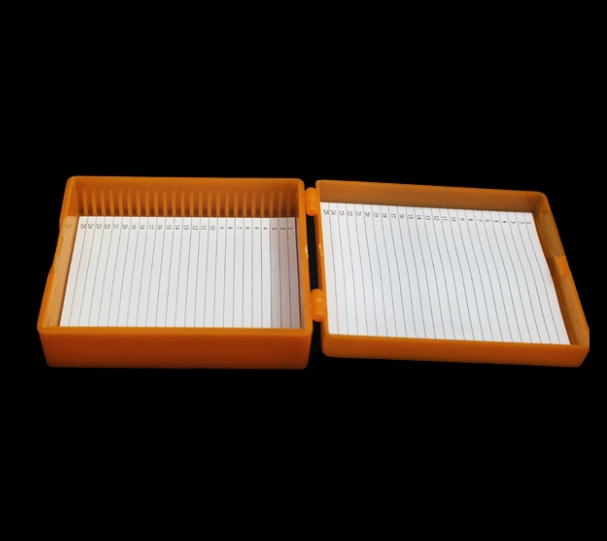 25 Places Storage Microscope Slide Box, High Quality 25 Places Storage ...