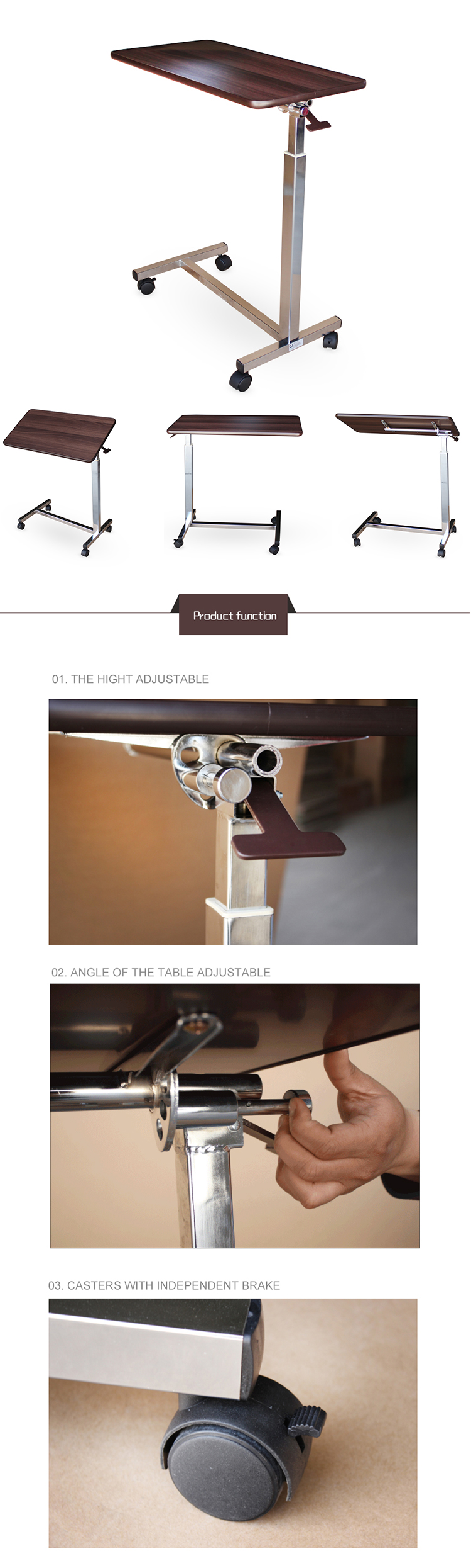 Custom Printed Medical Hospital Dining Table For Sale, High Quality ...