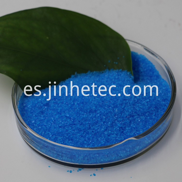 China Grado de la industria CUSO4 Azul Crystal Copper Sulfato Fabricantes