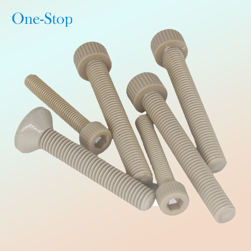 High Strength Injection Molding Plastic Peek Screws, High Quality High ...