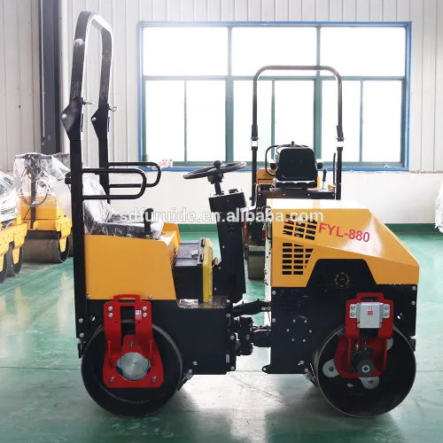 Self-propelled 1 Ton Compactor Vibratory Roller (fyl-880), High Quality ...