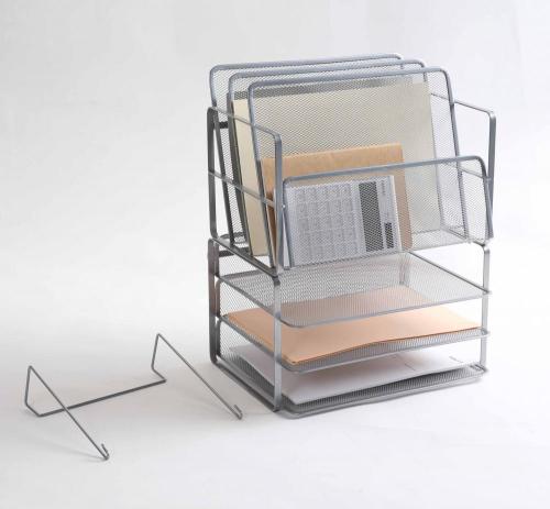 Metal Mesh Steel Desk File Organizer, High Quality Metal Mesh Steel ...