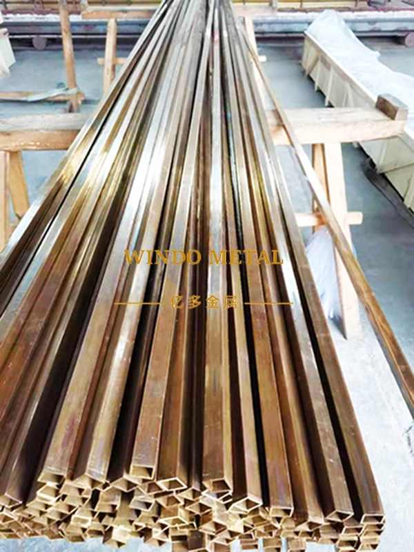 Brass Square Tube CZ108 H63 CW508L China Manufacturers Suppliers ...