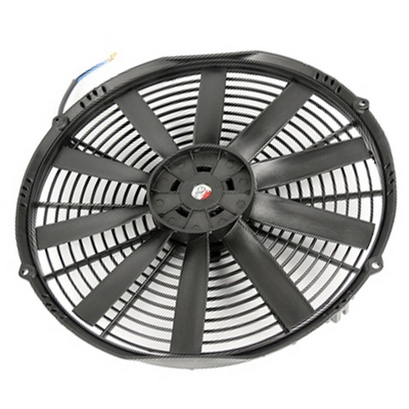 Universal Black Electric Condenser For Street/rat/hot Rod Classic ...