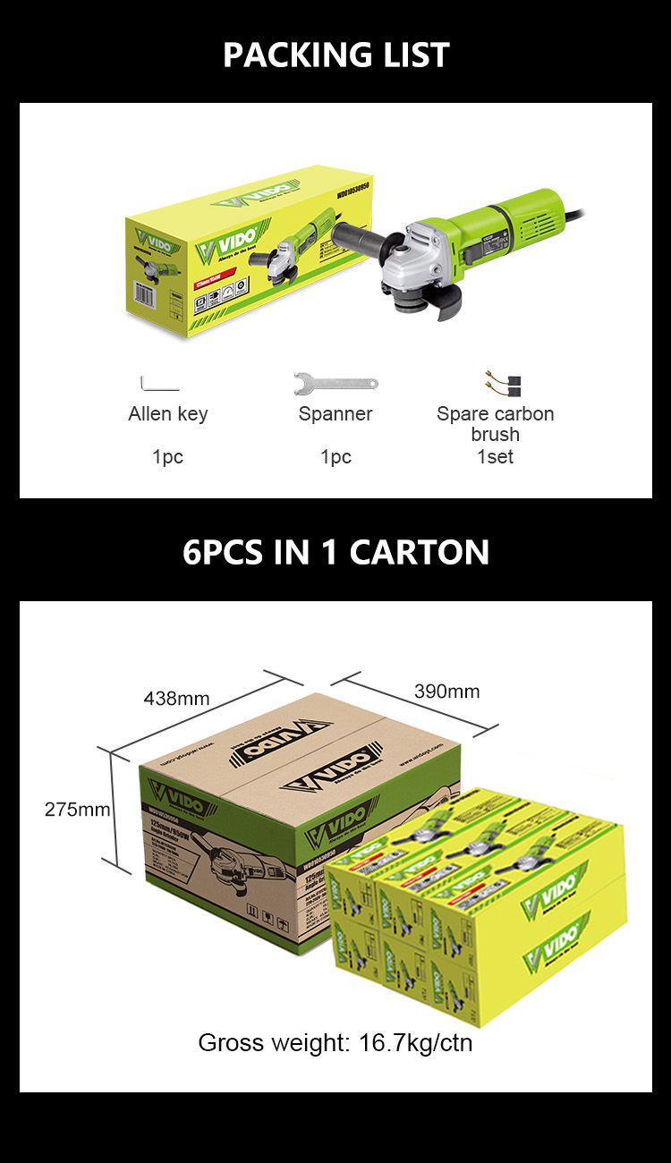 Vido 950w M14 Angle Grinder Stand 125mm, High Quality Vido 950w M14 ...