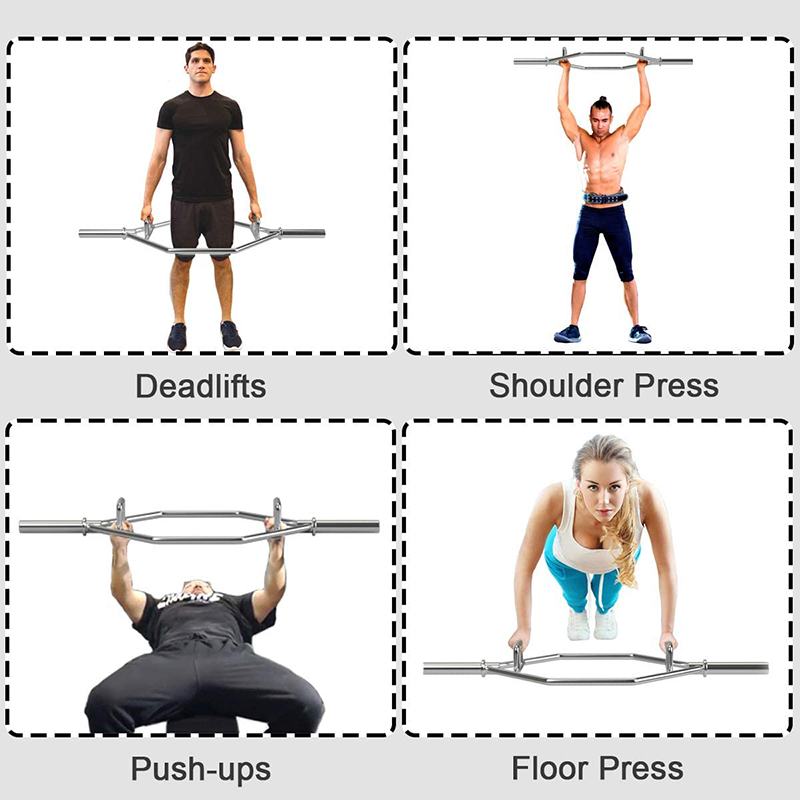 Hexagon Trap Bar With Folding Grips Powerlifting, High Quality Hexagon ...