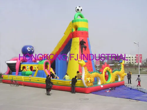 Giant Inflatable City, Fun City Inflatable, Inflatable Big Park, High ...