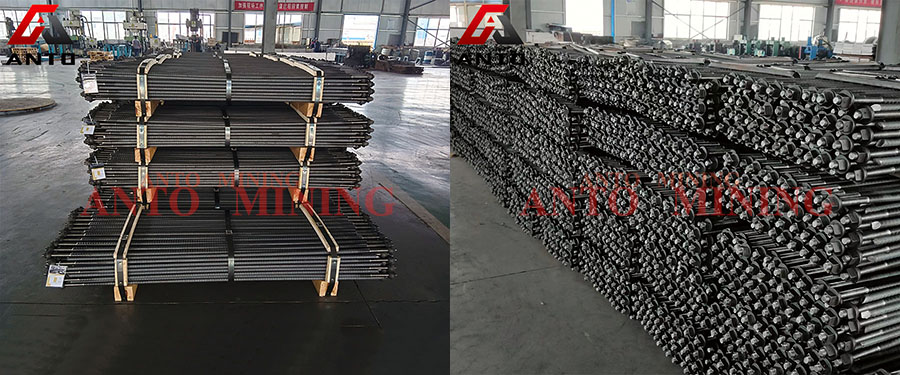 25mm underground mining Steel Rebar Threaded Bar Coal Rock Bolt With ...