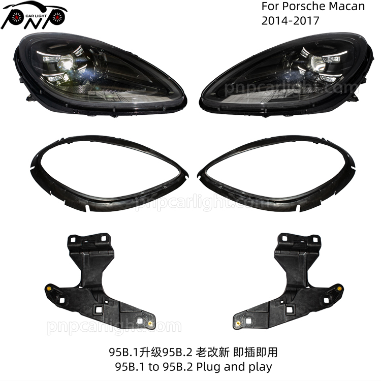 Upgrade LED matrix laser headlight for Porsche Macan China ...