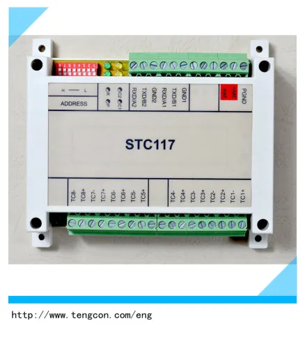 8 Thermocouple Input Modbus Module Stc-117 With Rs485/232 Modbus Rtu ...
