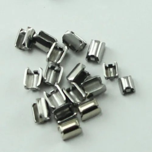 Stainless Steel U-shape Top Stop For Bag Zipper, High Quality Stainless ...