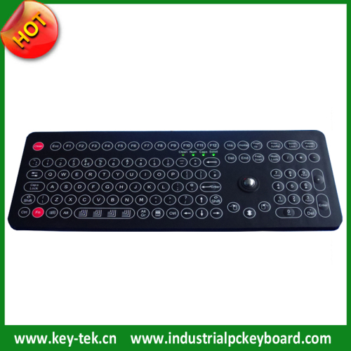 Ip68 Membrane Food Factory Keyboard With Optical Trackball, High ...
