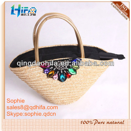 Lady Designer Paper Woven Straw Bags Summer Straw Beach Bag, High ...