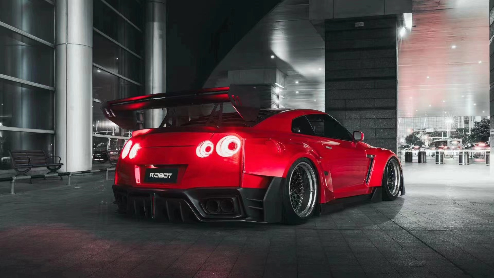 2022 Gtr R35 Wide Body Kit - Front And Rear Bumper Covers For Nissan ...