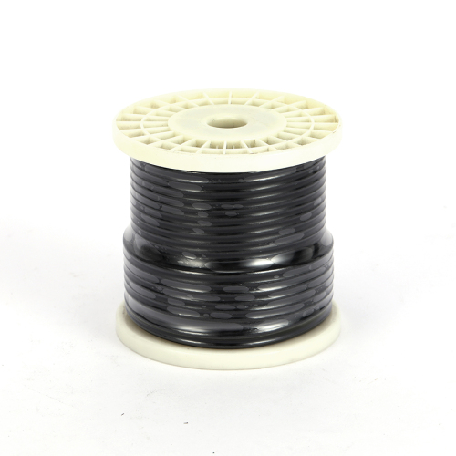 Black Plastic Coated Steel Wire Rope, High Quality Black Plastic Coated ...