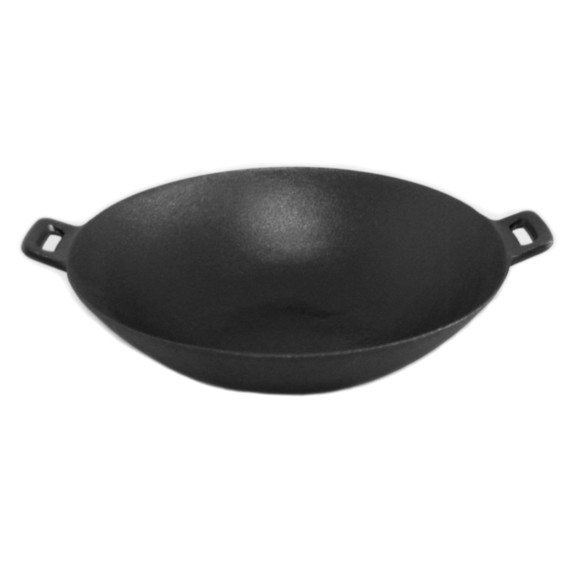 High-quality, Traditional Chinese Cast Iron Wok With Colorful Enamel ...