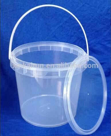 2500ml Recycled Plastic Bucket/clear Plastic Pail/plastic Bucket ...