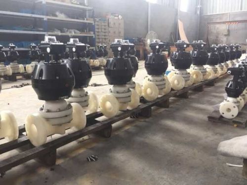 Pneumatic Pvdf Diaphragm Control Valve, High Quality Pneumatic Pvdf ...