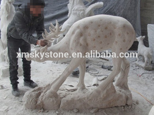 Deer Abstract Modern Granite Animal Sculptures, High Quality Deer ...