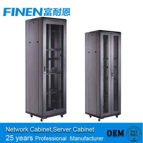 19'' Glass Display Vertical Server Rack Cabinet, High Quality 19 ...