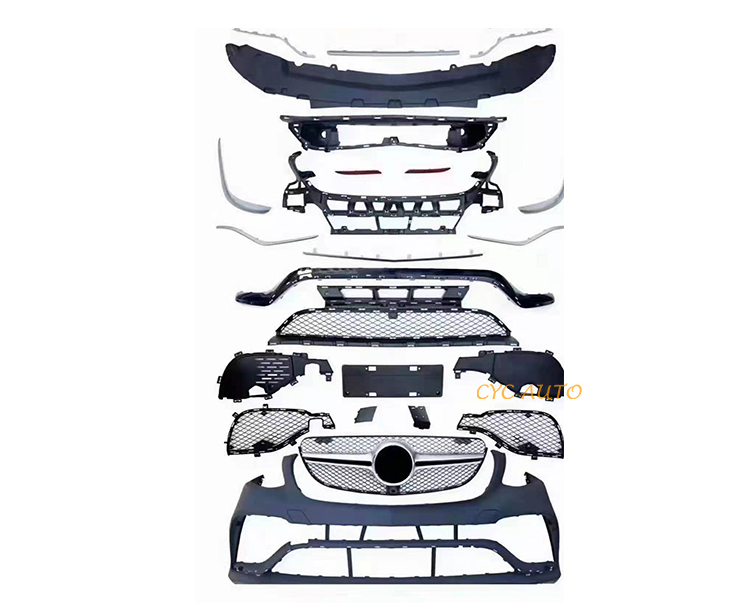 Ml63 W166 Full Body Kit - Bumpers, Headlights, Tail Lights For Mercedes ...