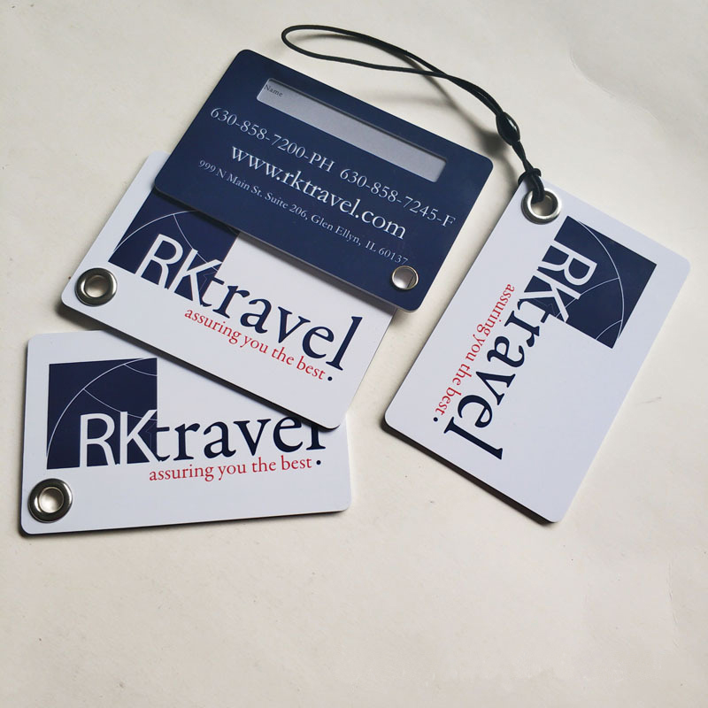 Bulk Personalized Custom Print Logo Hard Pvc Suitcase Travel Bag Tags ...