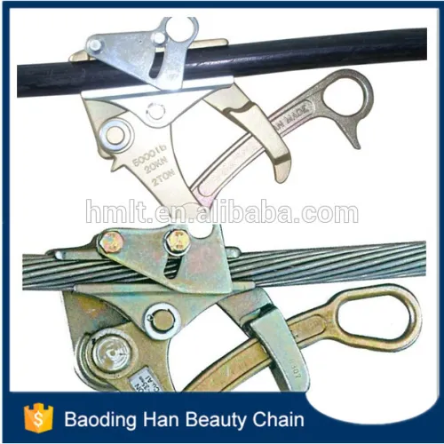 3 Ton Wire Rope Cable Gripper, High Quality 3 Ton Wire Rope Cable ...
