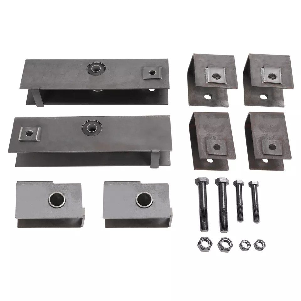 Universal Steel Tandem Axle Slipper Spring Trailer Hanger Kit, High ...
