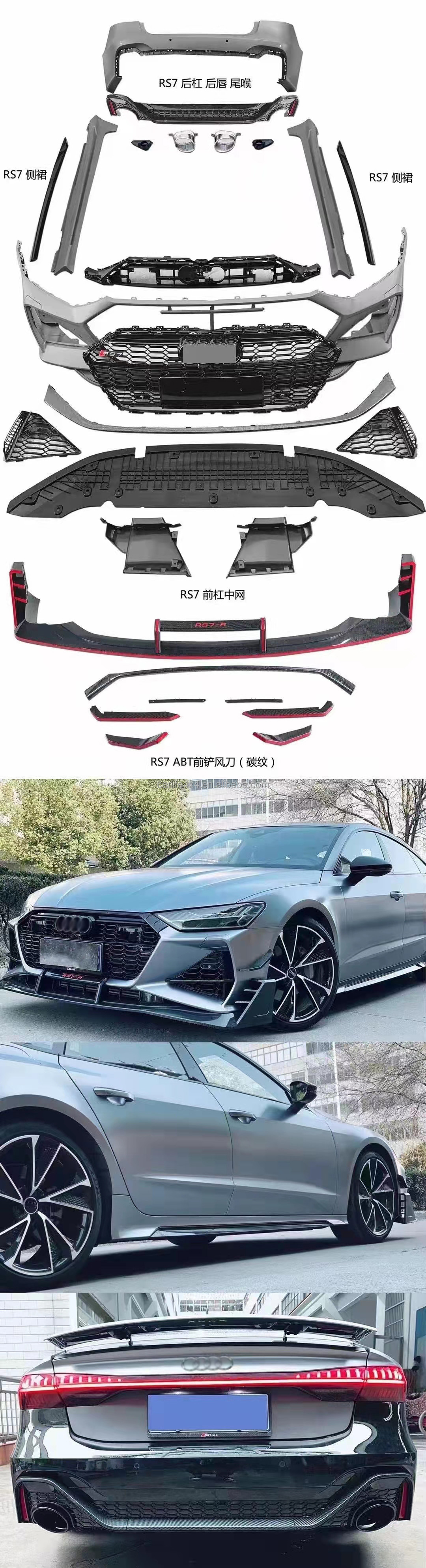 Rs7 Front Bumpers And Body Kit For Audi A7 C8 (2019-2022), High Quality ...