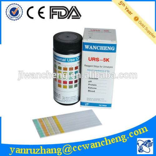 Standard Urinalysis Test, Urine Clinic Analysis Test Strip Urs-5k, High ...