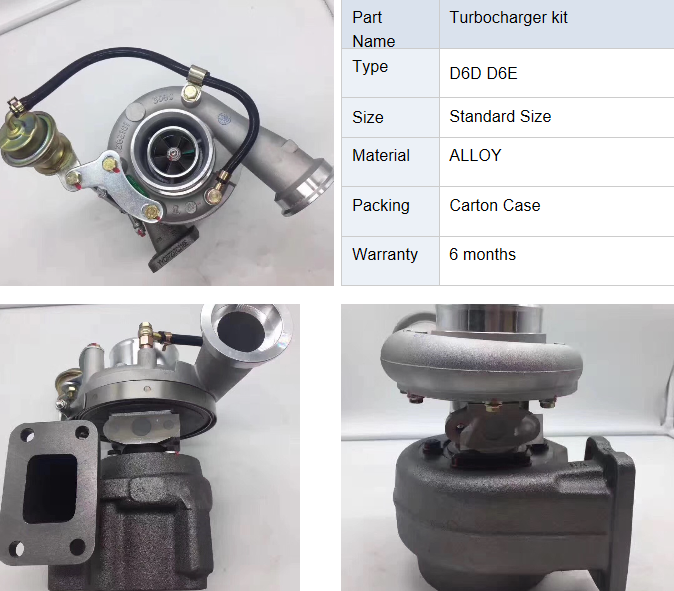 Excavator Ex200 เทอร์โบชาร์จเจอร์ 114400-2720 คุณภาพสูง Excavator Ex200 เทอร์โบชาร์จเจอร์ 114400 ...