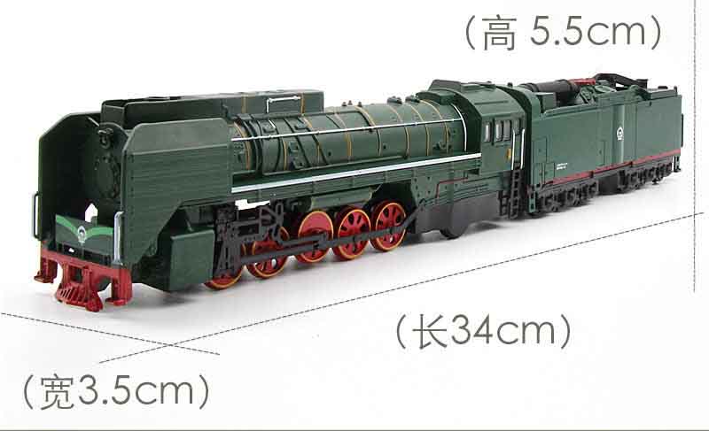 Steam Train Diesel Locomotive One Size Alloy Model Toy Cars Pull Back ...