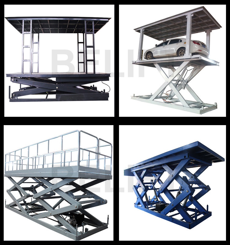 4tons 3m Home Garage Lift Equipment Hydraulic Scissor Car Lift Table ...
