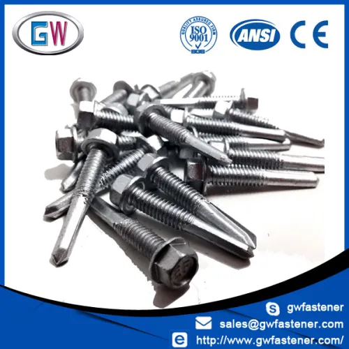 Hex Washer Head No 5 Point Screw For Heavy Steel, High Quality Hex ...
