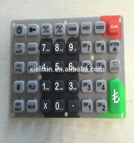Silicone Keypad With Printing, High Quality Silicone Keypad With ...