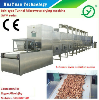 Tunnel Type Industrial Micrwave Cassava/roots Drying Machine/dryer ...