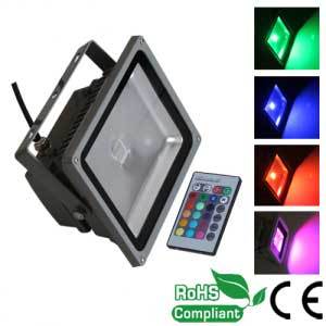 Rgb Remote Control 10w Led Floodlight, High Quality Rgb Remote Control ...