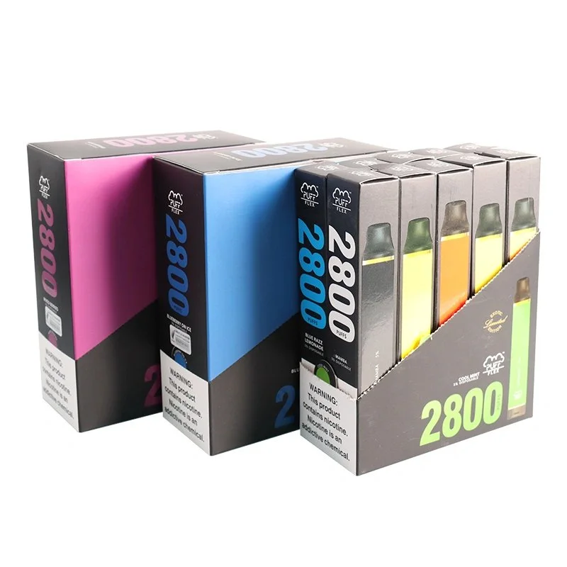 2800puffs Puff Flex แบบใช้แล้วทิ้งที่มีความจุขนาดใหญ่ 850mah คุณภาพสูง ...