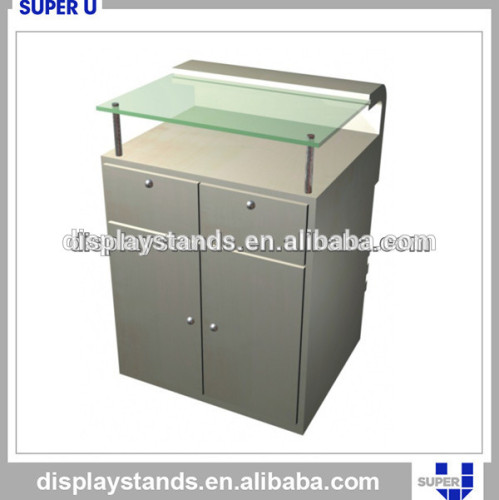Retail Shop Glass Cash Counter-design Billing Machine For Display ...