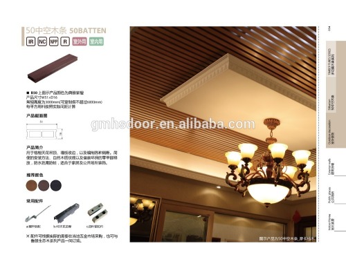 Wood Plastic Composite Wall Panel , Wpc Battens, High Quality Wood ...