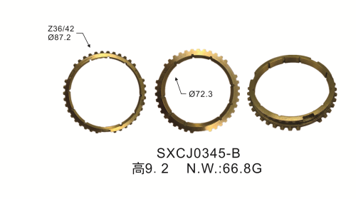 Cincin Sinkronisasi Transmisi Suku Cadang Mobil Untuk Mobil Cina ...